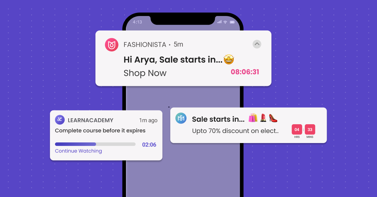 Timer Push Notification— A Dynamic Tool to Drive User Engagement ...