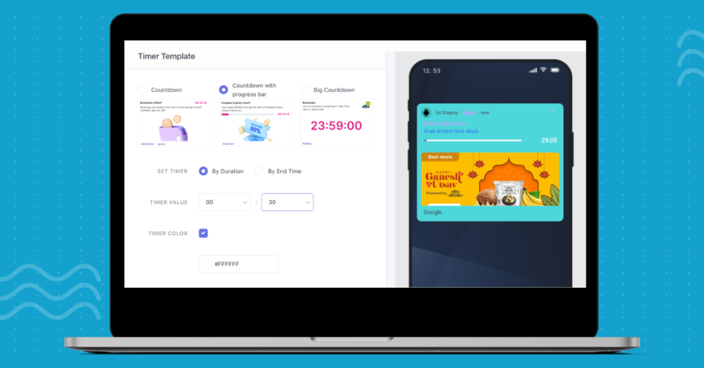 Create Timer Push Notifications Quick & Easy