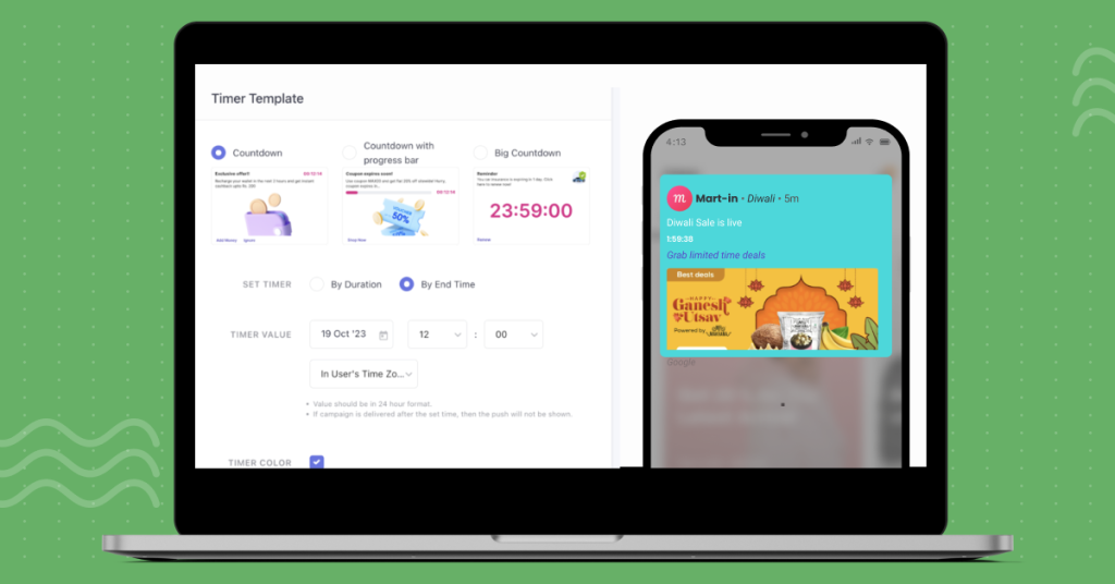 Create Timer Push Notifications Quick & Easy