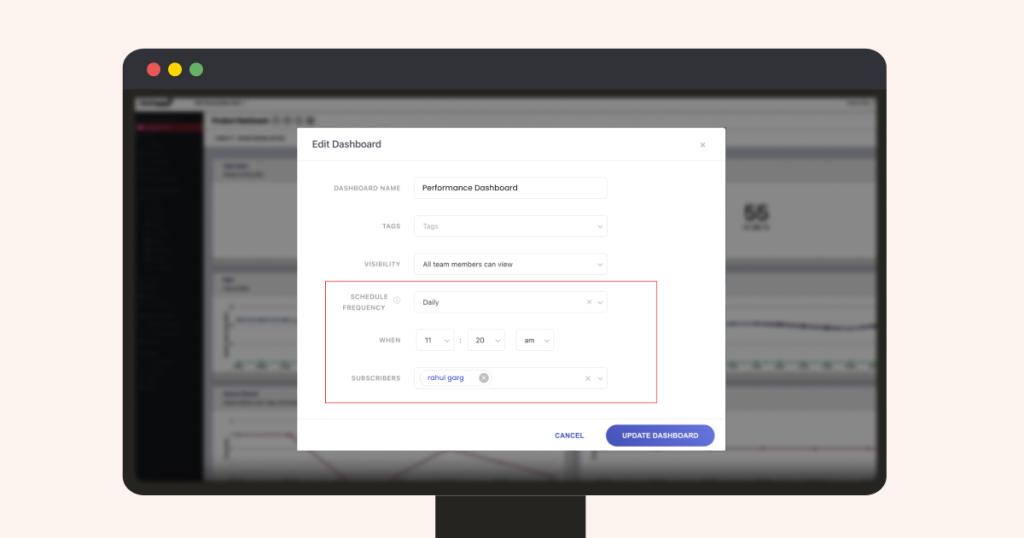 Quick Switch, Custom Dashboards & Scheduled Emails