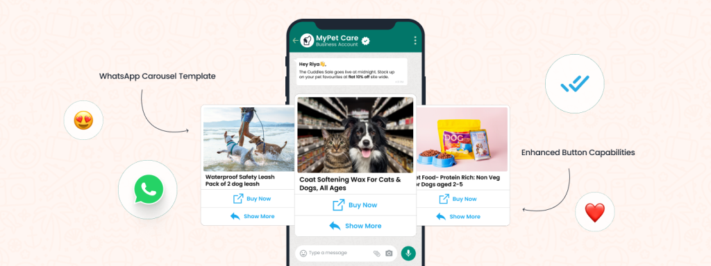 WhatsApp Enhancements: Buttons and Carousel Template